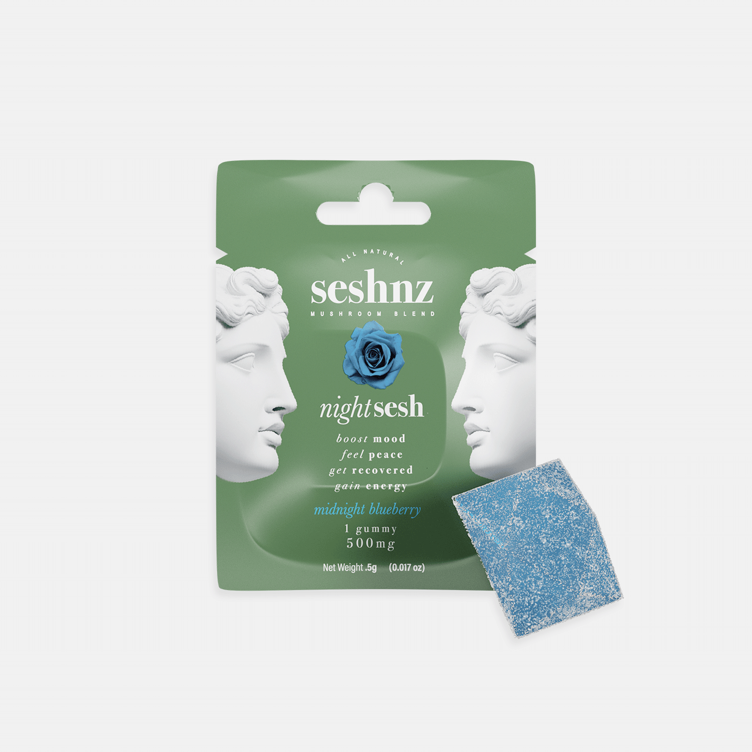 Mushroom Blend Gummies - Night Sesh - Midnight Blueberry (Singles ...